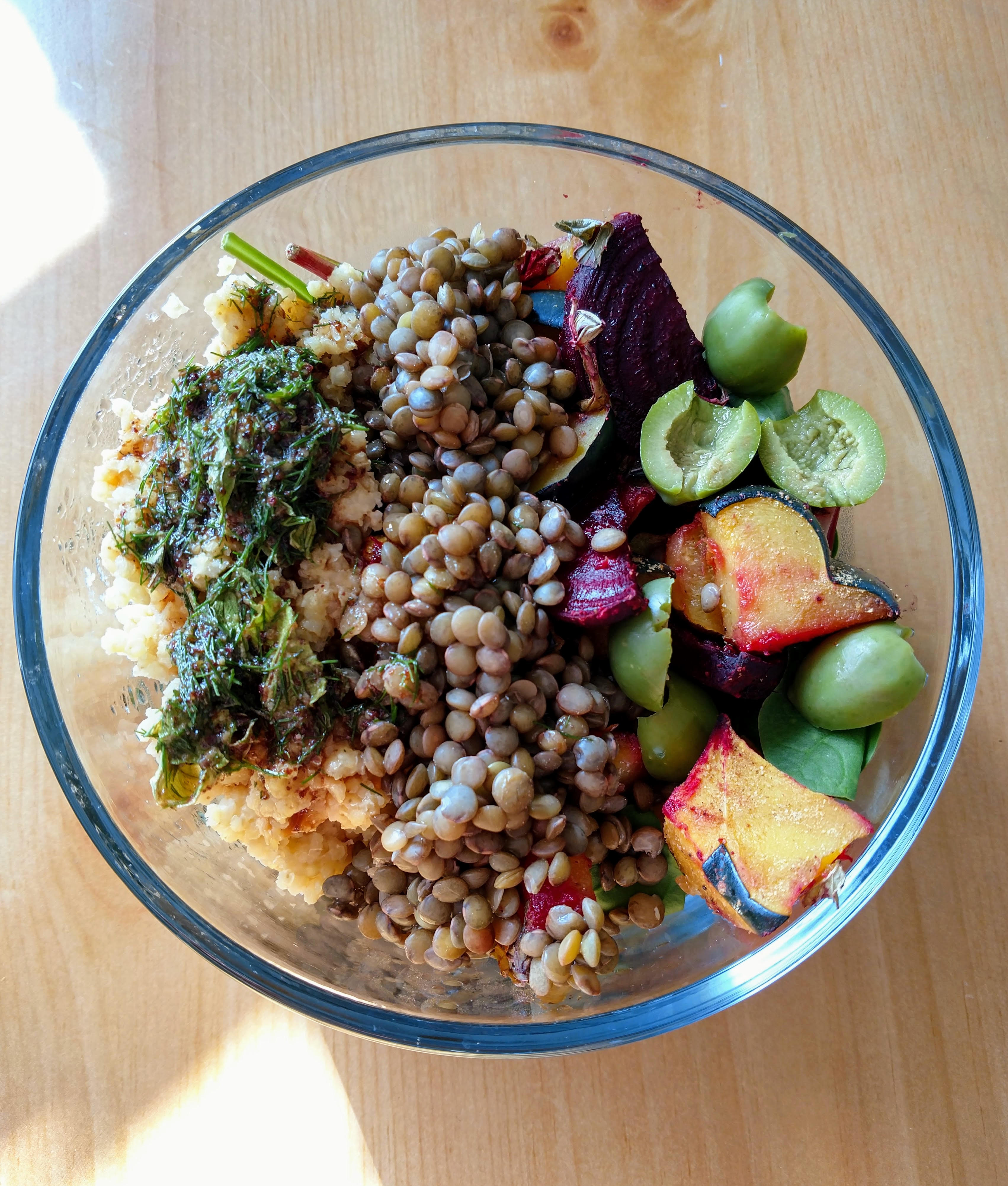 Millet, Lentil & Roasted Veggies Bowl