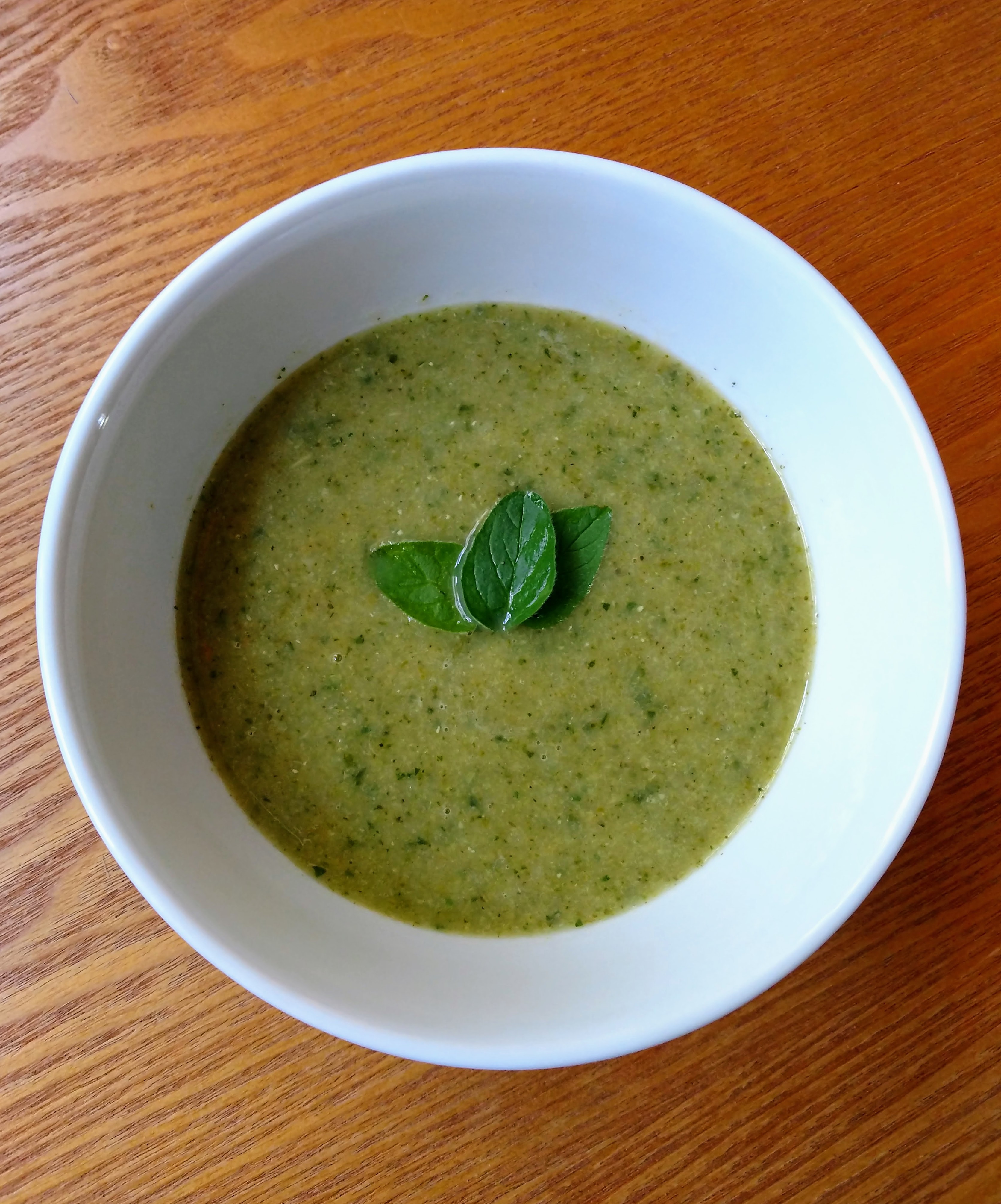 Broccoli, Kohlrabi & Red Lentil Soup