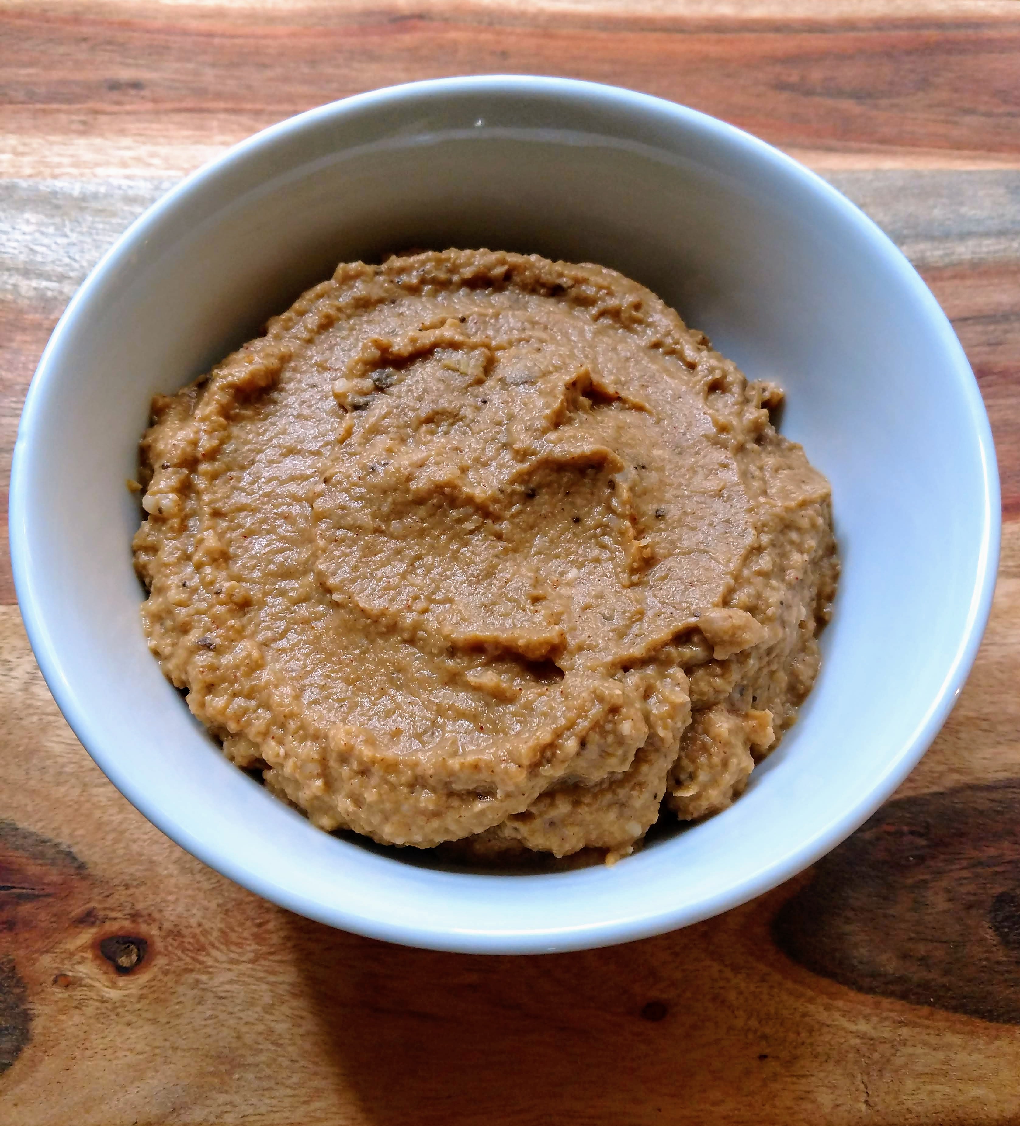 Oil-Free & Vegan Double Dipping {Baba Ganoush & Fresh Lima Bean Dips}