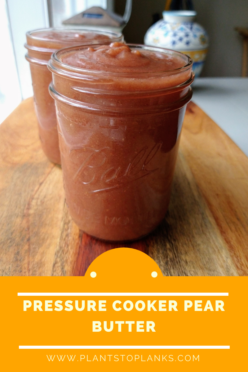 Pears, Pears, and more Pears! {Pressure Cooker Pear Butter}